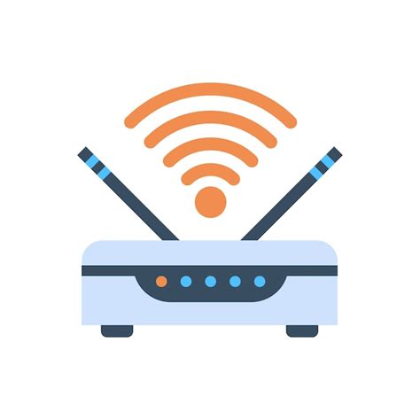Premium Vector Wifi Router Wireless Internet Connection Icon