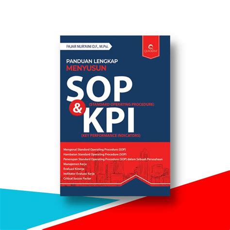Jual Buku Panduan Lengkap Menyusun SOP KPI Standard Operating