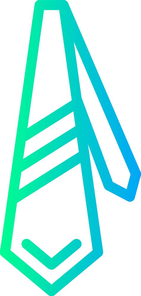 Tie Linear Gradient Icon 39502837 Vector Art At Vecteezy