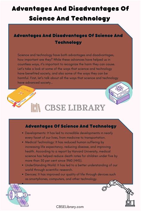 Advantages And Disadvantages Of Science And Technology Importance Of