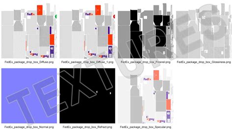 Fedex Package Drop Box 3d Model 24 Gltf Obj Ma Max Upk Unitypackage C4d Fbx 3ds