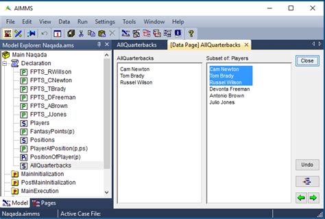 Overview Set Subset Index And Element Parameter — Aimms How To