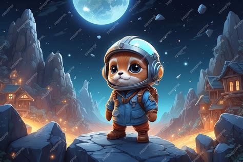 premium photo very detailed tiny cute pilot