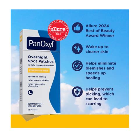 Panoxyl Overnight Spotpimple Patches All Original Brands