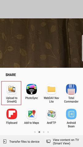 Upload Images From Android Camera App To DriveHQ FileManager DriveHQ Cloud Storage