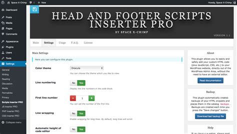Head And Footer Scripts Inserter PRO