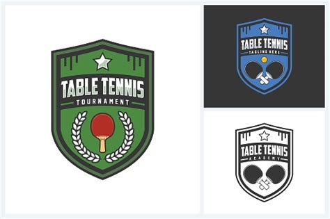 탁구 아이콘 스포츠 디자인 템플릿 탁구 스포츠 상징 벡터 탁구 아이콘 배지 디자인 벡터 일러스트 레이 션 Championship에 대한 스톡 벡터 아트 및 기타 이미지