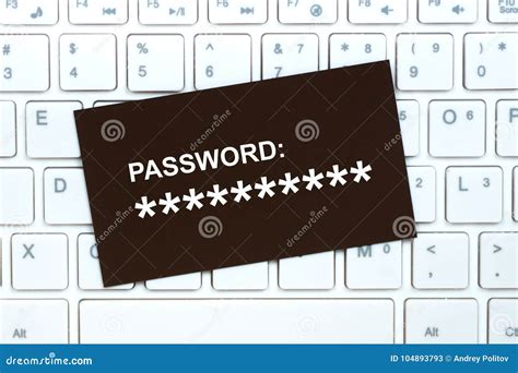 password computer security concept stock image image of banking