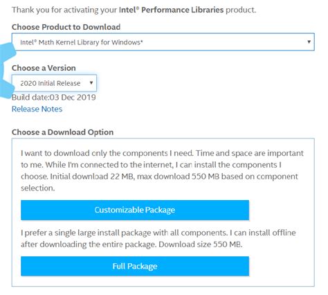 intel® mkl version 2020 is now available intel community