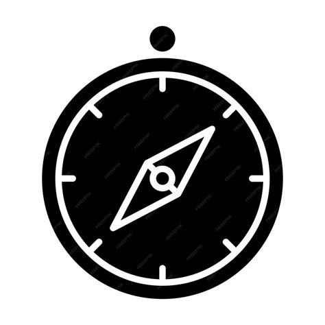 Premium Vector Compass Vector Illustration Style
