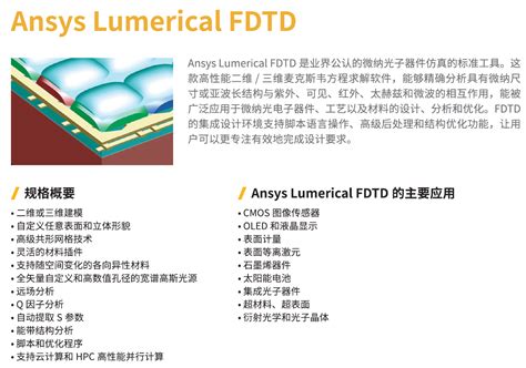 Ansys Lumerical Fdtd 武汉梅肯斯姆科技有限公司
