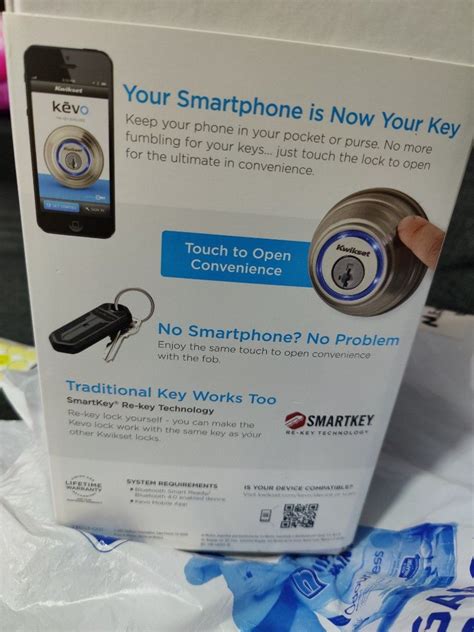 Kwikset Kevo Bluetooth Enabled Deadbolt Furniture Home Living Security Locks Locks Doors