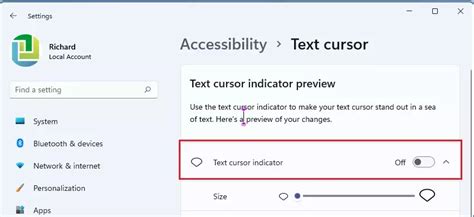 How To Turn On Or Off Text Cursor Indicator In Windows 11 Geek Rewind