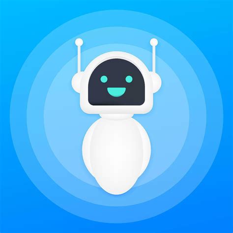 Robot Icon Bot Sign Design Chatbot Symbol Concept Voice Support Service Bot Online Support