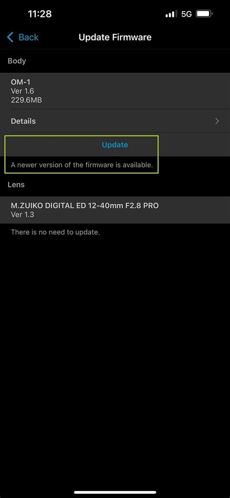 Firmware Update Instructions Om System Italia