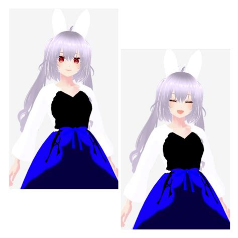 회색 소녀 토끼 방송용 아바타 포트폴리오 크몽