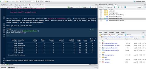 Getting Started With R Notebooks The Samuelson Condition