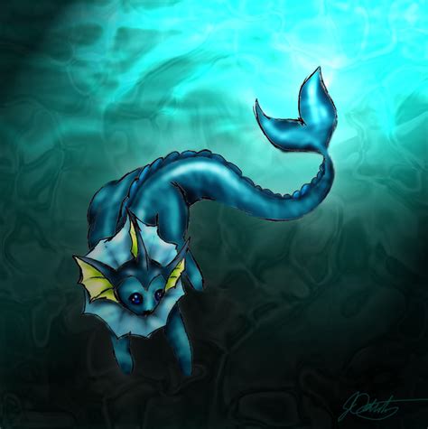 Vaporeon by D34tHn0Te on deviantART