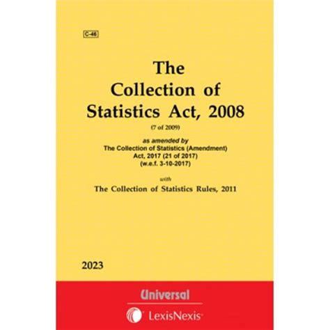 Collection Of Statistics Act 2008 With Rules 2011 Bare Act