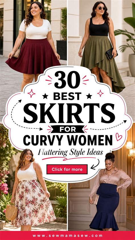 30 Best Skirts For Curvy Women Flattering Style Ideas Sew Mama Sew