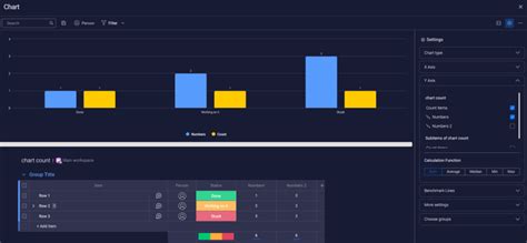 차트 chart 기능 대폭 개선 먼데이닷컴 제품 업데이트 소식