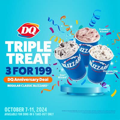 Manila Shopper Dairy Queens Triple Treat Promo Is Back