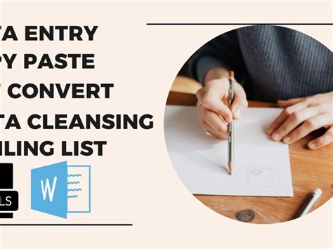 Data Entry Excel Clean Merge Split Pdf To Word Copy Paste Data Upwork