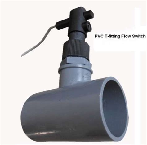 Plastic Marine Water Flow Switch Corrosion Resistant Acid And Alkali Resistant PVC T Fitting