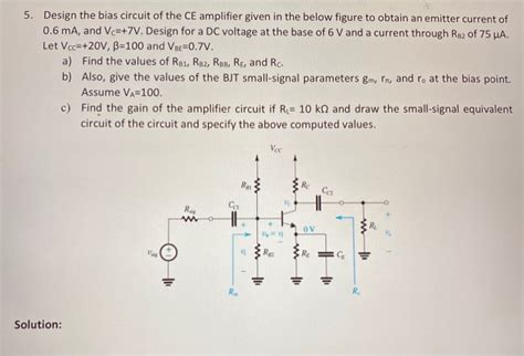 Solved A Common Source Amplifier Which Utilizes A MOSFET Chegg