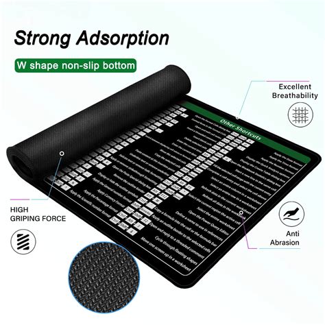 Excelpad Shortcut Mousepad Osmogadget