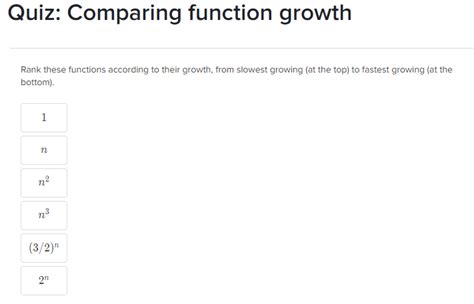 Quiz Comparing Function Growth Question Or Hints Are Confusing Or Unclear · Issue 161404