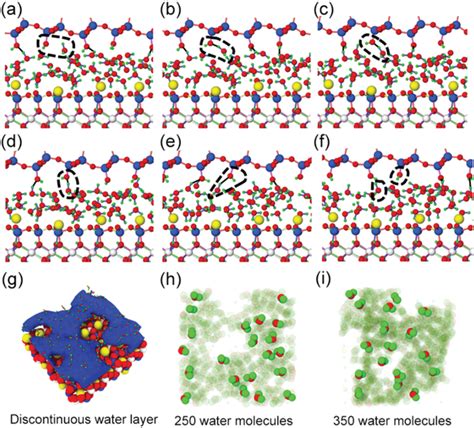 Af Md Simulation Showing The Interfacial Interaction Of Molecules