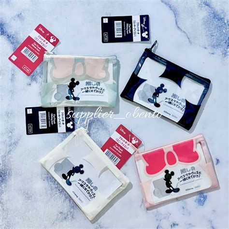 Jual Daiso Disney Flat Pouch Pouch Mesh Pocket Mini Wallet Mini Pouch
