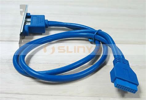 Usb Front Panel With Usb Ports Hub Pin Connector Adapter Cable Buy Usb