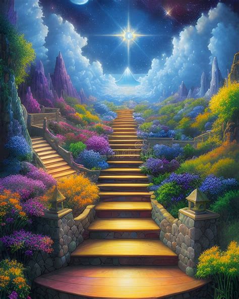 Stairway To Heaven Stock Illustration Illustration Of Stair