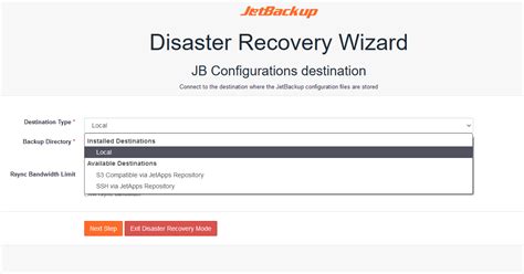 Disaster Recovery Guide JetBackup