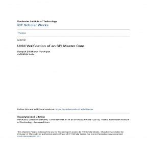 Uvm Verification Of An Spi Master Core