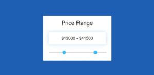1 Simple And Easy Price Range Slider Using HTML CSS JavaScript