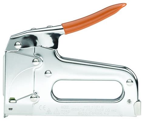 Arrow Low Voltage Wire Tackerstapler Gun Chrome Contemporary Hand