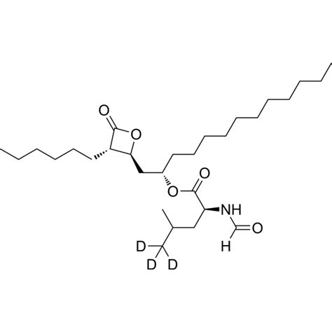 Orlistat D3 Tetrahydrolipstatin D3 Stable Isotope Medchemexpress