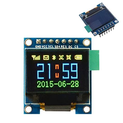 Diymall 0 95 Inch Colorful Oled Display Module Driver Ssd1331 96x64 Resolution For 51 Stm32
