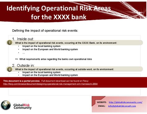 Designing Operational Risk Management Orm Framework Powerpoint