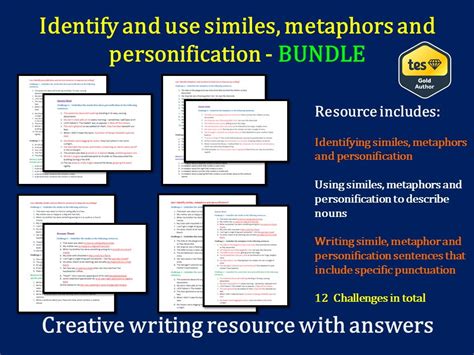 similes metaphors personification differentiated by galvaniseedu