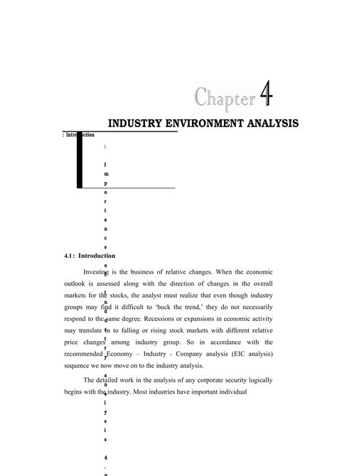Free Printable Industry Analysis Templates [excel Word]