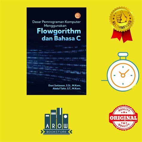 jual buku dasar pemrograman komputer menggunakan flowgorithm dan bahasa