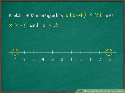 How To Solve Quadratic Inequalities With Pictures WikiHow