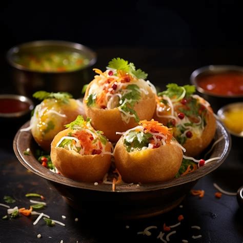 Premium Photo Image Of Indian Street Food Pani Puri