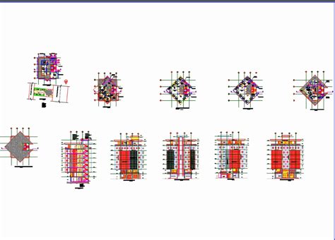 Mixed Use Building In Dwg 743 21 Kb Cad Library