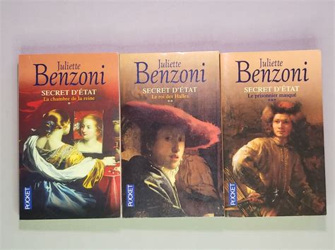 Lot 3 Romans Juliette Benzoni Secret Set - White Tome 1 A 3 Books ...