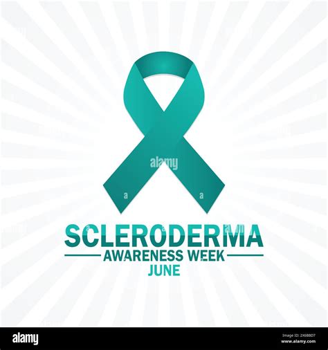 Scleroderma Awareness Week June Holiday Concept Template For
